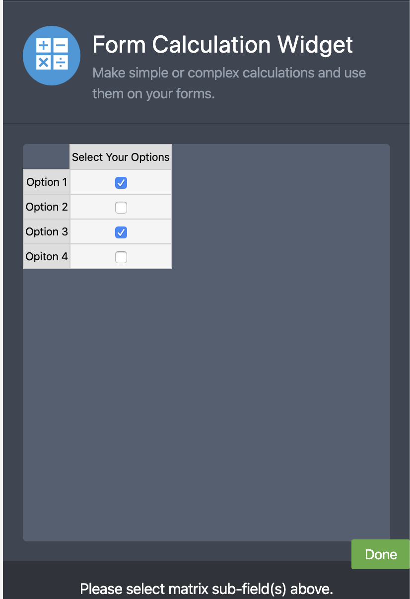 Is Negative numbers possible while calculating multiple select values Is Negative numbers possible while calculating multiple select values